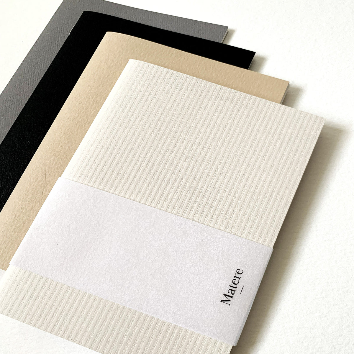 A5 Slimline Embossed Notepad - Chalk - Matere Studio