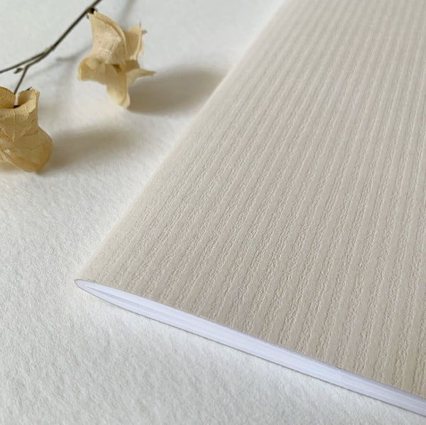 A5 Slimline Embossed Notepad - Chalk - Matere Studio
